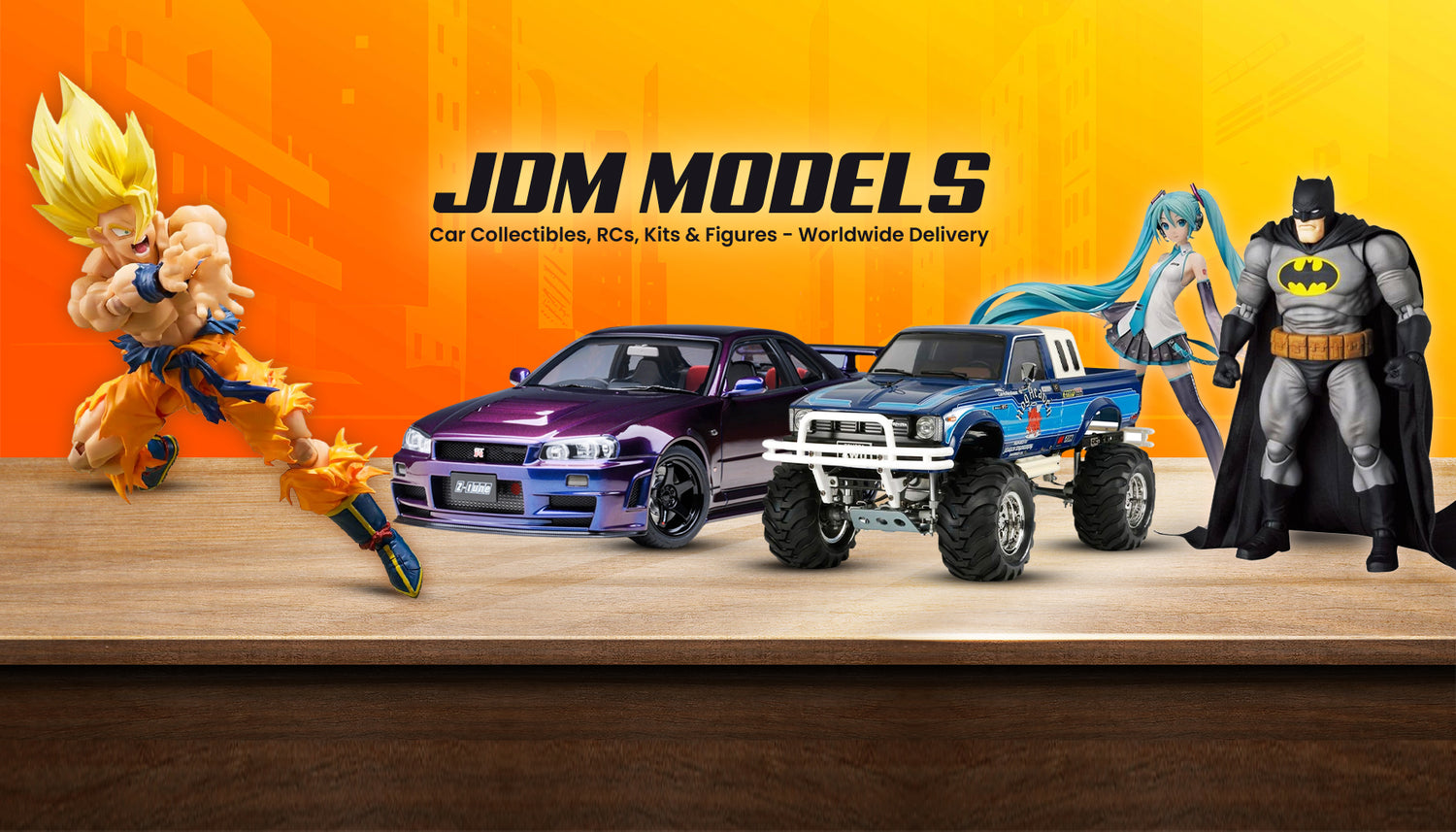 JDM Model: Japanese Car Collectibles, RCs, Kits & Figures